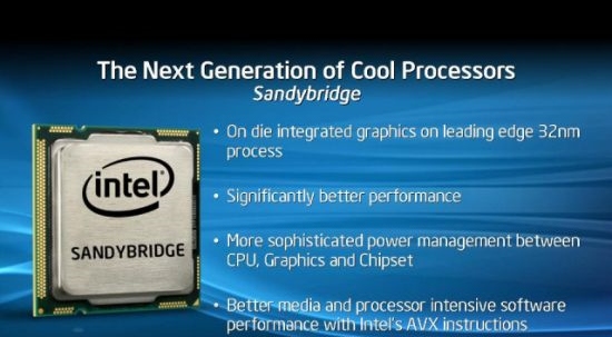 Roadmap: Intel Sandy Bridge Q1 2011, modelos de escritorio y móvil ...