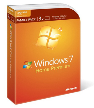 Windows 7 Family Pack vuelve por tiempo limitado